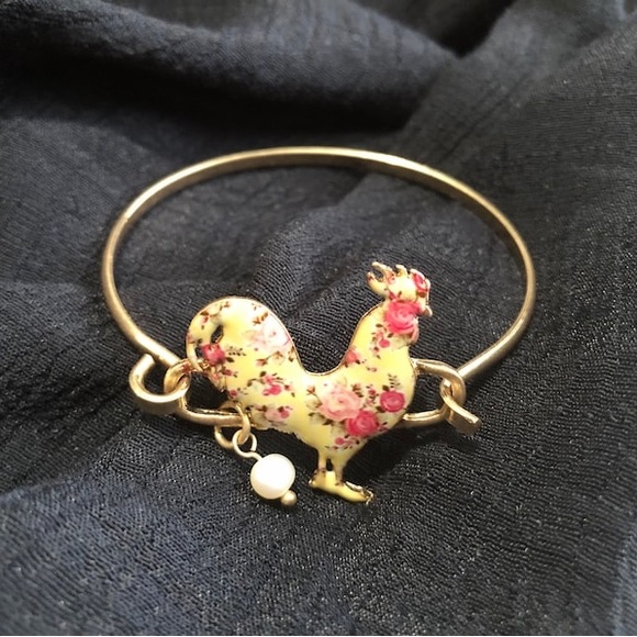 Jewelry | Chicken Bracelet Gold Tone | Poshmark